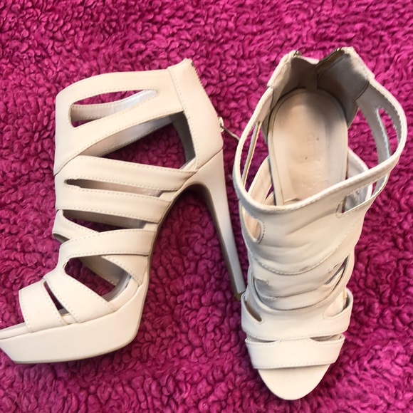 Shoes | Highest Heels Nude Cage Shoes | Poshmark